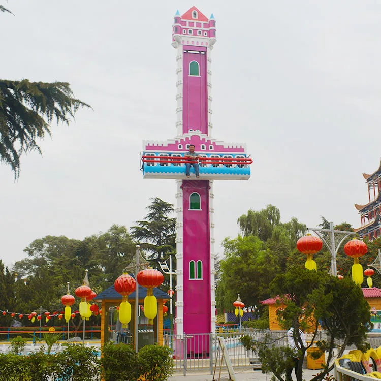 Amusement Park Kids Jumping Hopper Frog Drop Tower Rides