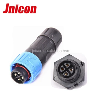 Plastic 4 Pin Female Connector Circular Cable M16 Waterproof Connector ...