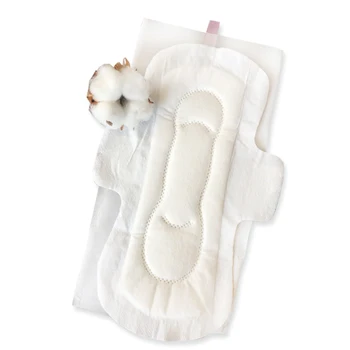 Regular Absorbency Breathable Feminine Pads Wings Pure Cotton Sanitary ...