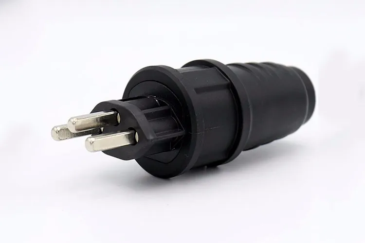 KEDU 16/10A 250V 3 Pin IP44 Electrical European Standard Swiss Adapter ...