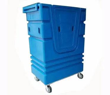 Plastic Laundry Cage Trolley - Durable & Efficient