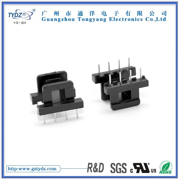 Transformer Bobbin And Ferrite Core Of Ee19/8/5 Pin(4+4) - Buy Pcb Transformer Bobbin,Ferrite ...