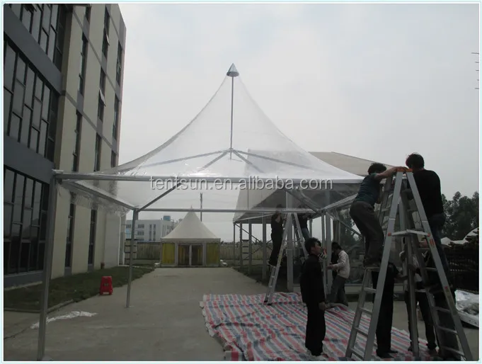 Aluminum Frame Clear Plastic Tent - Buy Clear Plastic Tent Product on ...