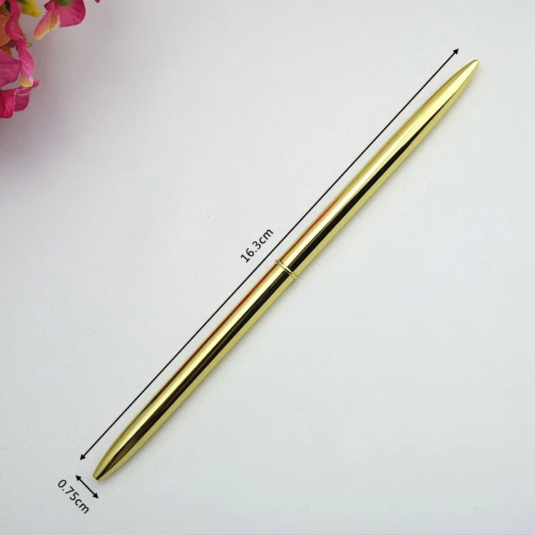 Silver Thin Metal Pen,Light Weight Copper Pen For Office Use - Buy Thin ...