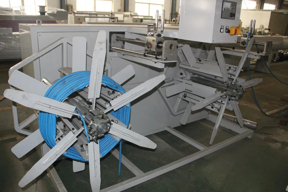 New technology hdpe pe pp pvc pipe coiler winding machine winder ...