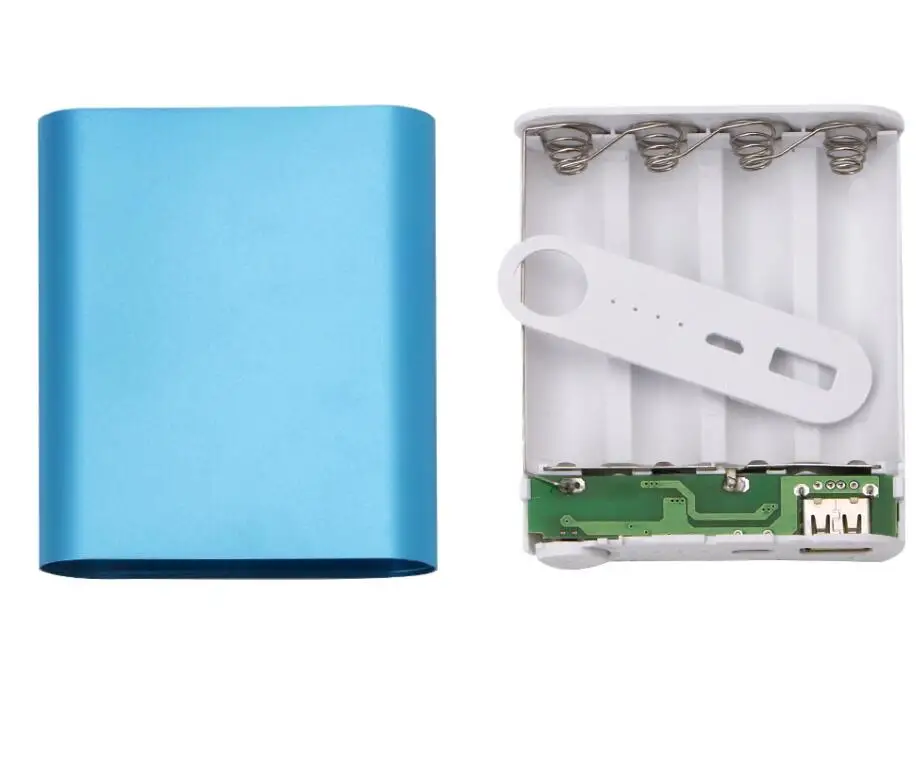 USB 5V 1.2A Power Bank Case Kit with 4X18650 Battery Charger