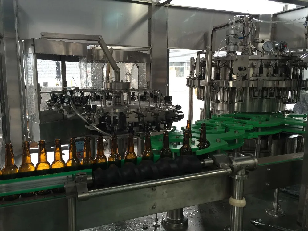750ml Glass Bottle Wine Bottling Machine With Cork Capping Straight ...