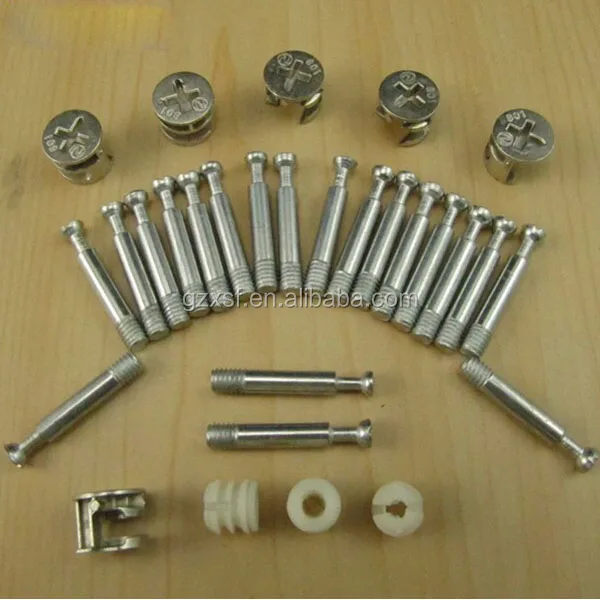 Furniture Wood Joint Connector Connecting Bolt Furniture Minifix Screws ...