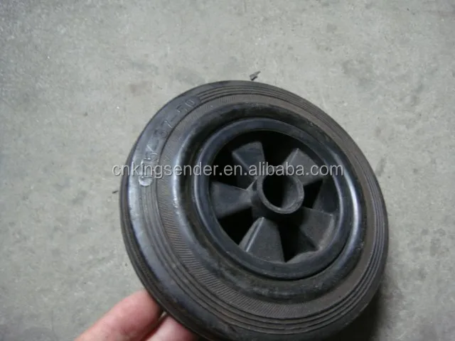 5 Inch Small Solid Rubber Wheels For Hotel Luggage Cart,Shopping ...