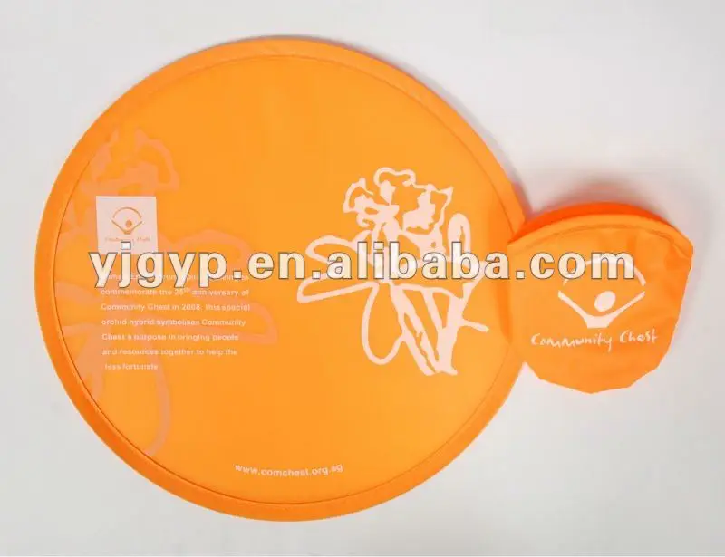 Customized Logo Nylon Foldable Fan with Pouch - Souvenir