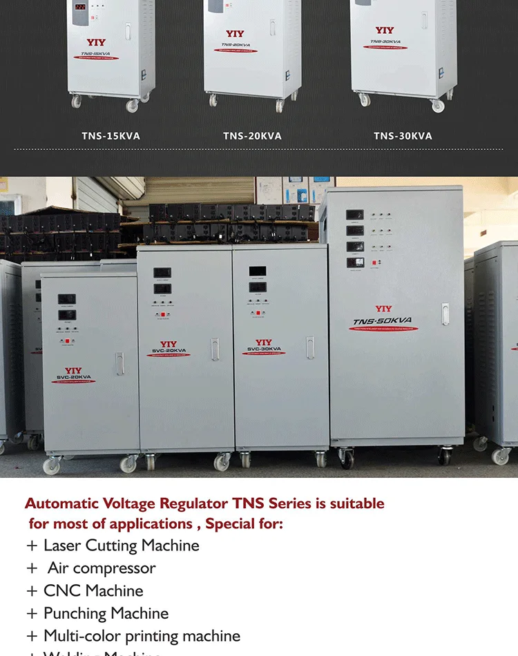50kva Voltage And Frequency Stabilizer 415v Three Phase Automatic ...