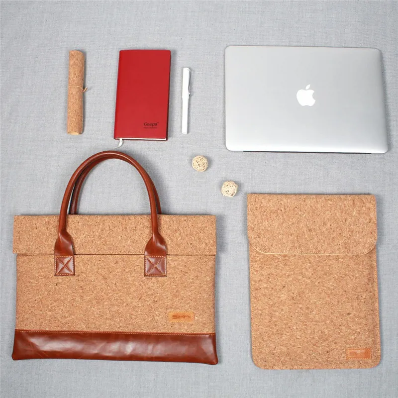 Latest Design Waterproof Business Cork Leather Laptop Case - Buy ...