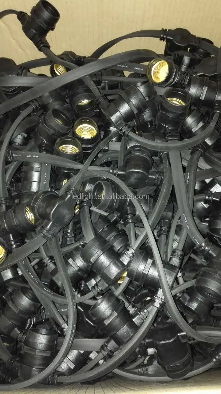 Outdoor Use Ip67 Flat Round Rubber Cable 2 Wires Led Belt Light With ...