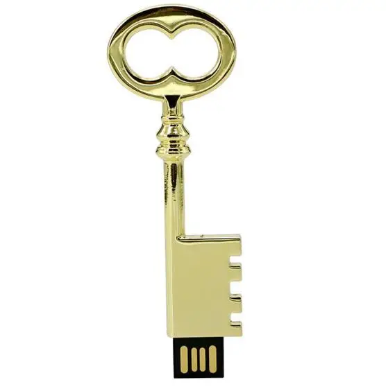 Wedding Gifts Key Shaped Usb Flash Drive Custom Logo Thumb Drive ...