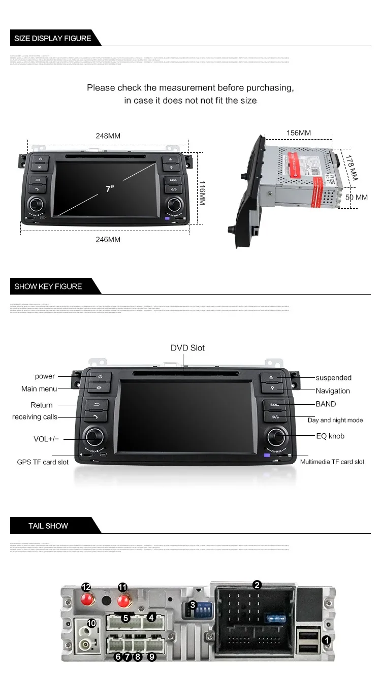 Winmark Android 5.1 Car Radio Dvd Gps Player Quad Cord 7 Inch 1 Din ...