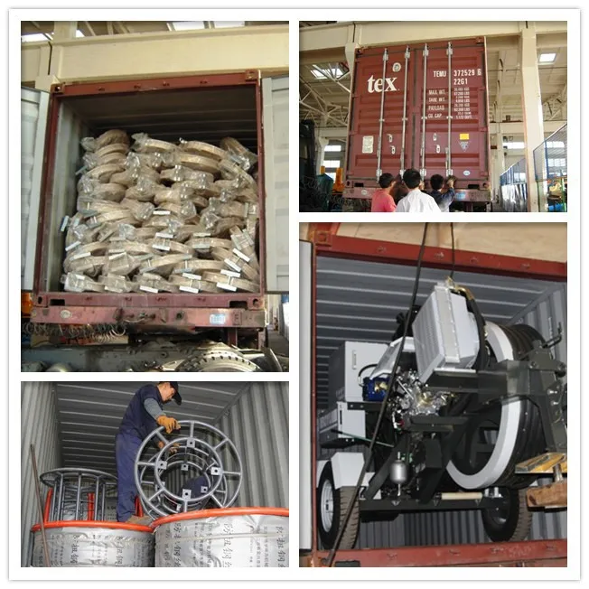 Drum Upright Turntable for Tension Stringing of Conductors