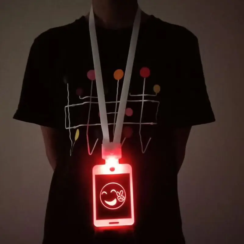 High Quality Printed Acrylic Name Card Rfid Led Tag For Evening Party ...