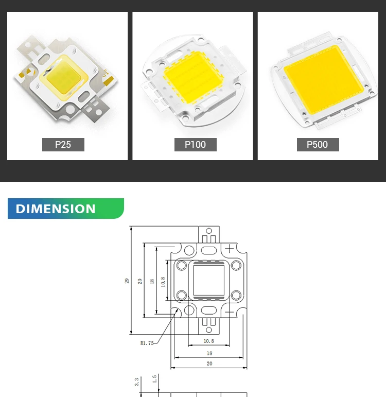 700-1000 Lumen Led Diode 10w Warm White - Buy Led Diode 10w,Led Diode ...