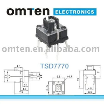 7x7 Series Led Tact Switch Illuminated Tact Switch - Buy Illuminated ...