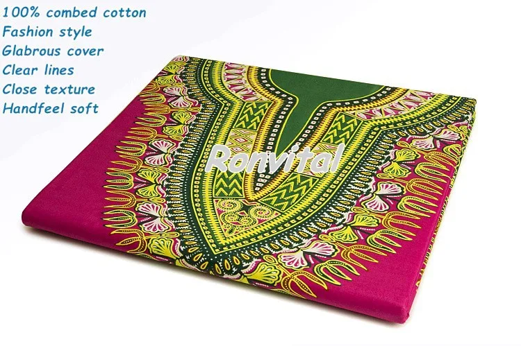 Durable Java Wax Cotton Print Fabric - Perfect for Pillows