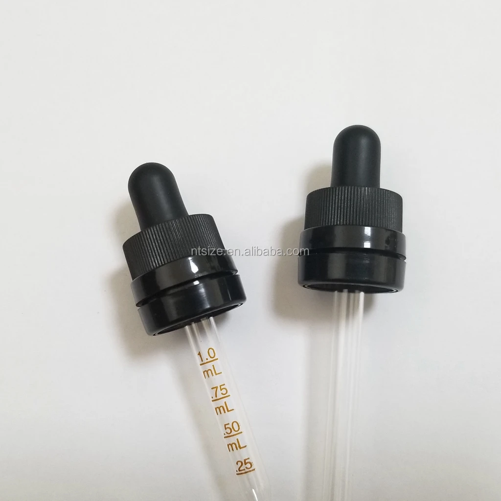 18/415 Child Resistant and Tamper Evident Double CRC Dropper Different Length Pipette| Alibaba.com