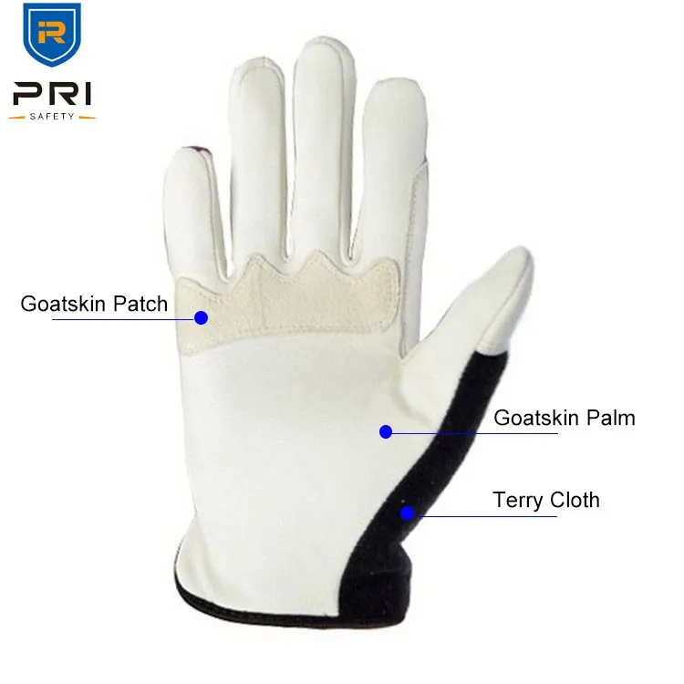 Prisafety Dexterity Breathability Scratch Resistance Leather Gardening ...