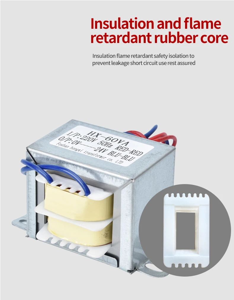 EI66X45 Low Frequency Inverter Frrite Transformer - 60W