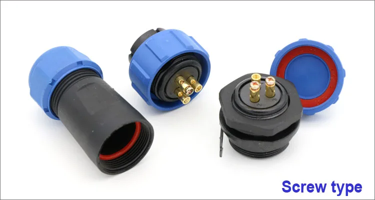 Screw Connection 2 3 4 5 7 9 12 Pin Waterproof Connector Sp2110 Sp2111 ...
