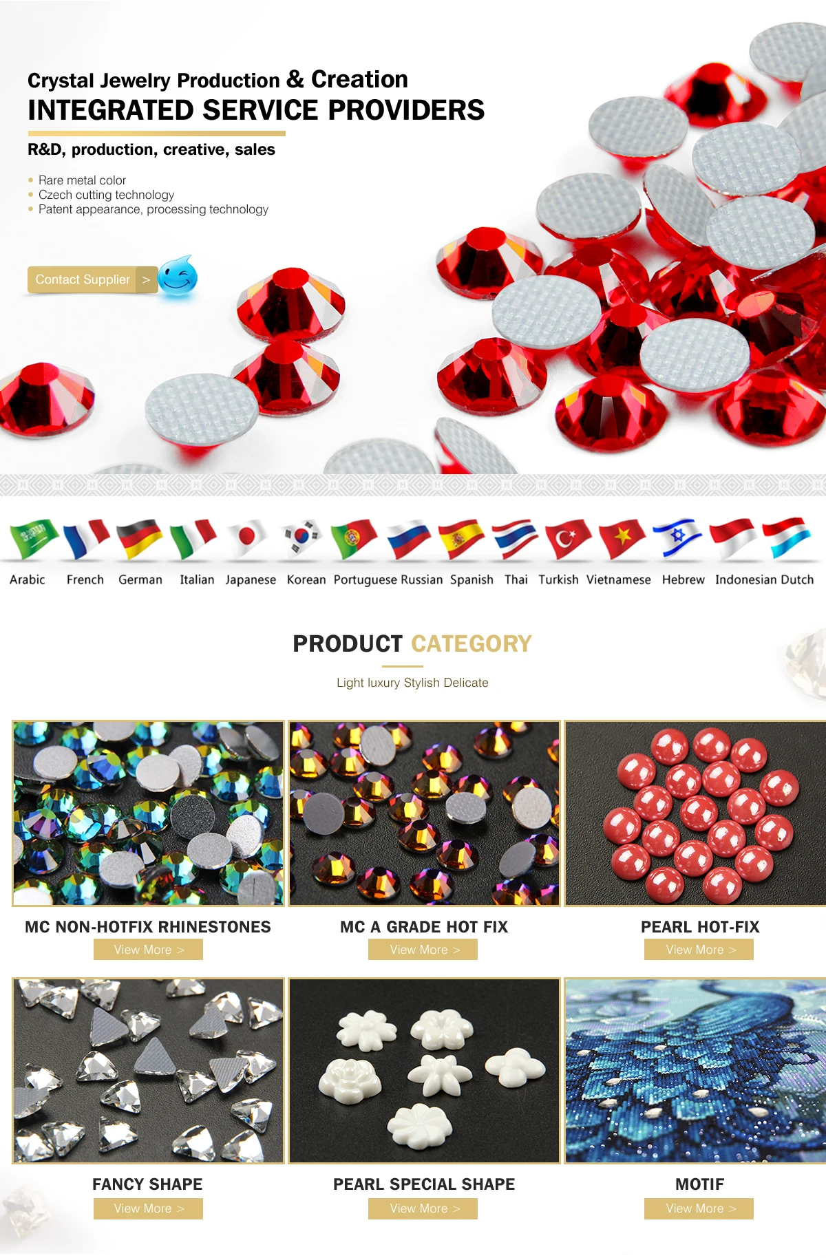 Guangdong Landieyu Crystal Decoration Co., Ltd. - Mc Hot Fix ...