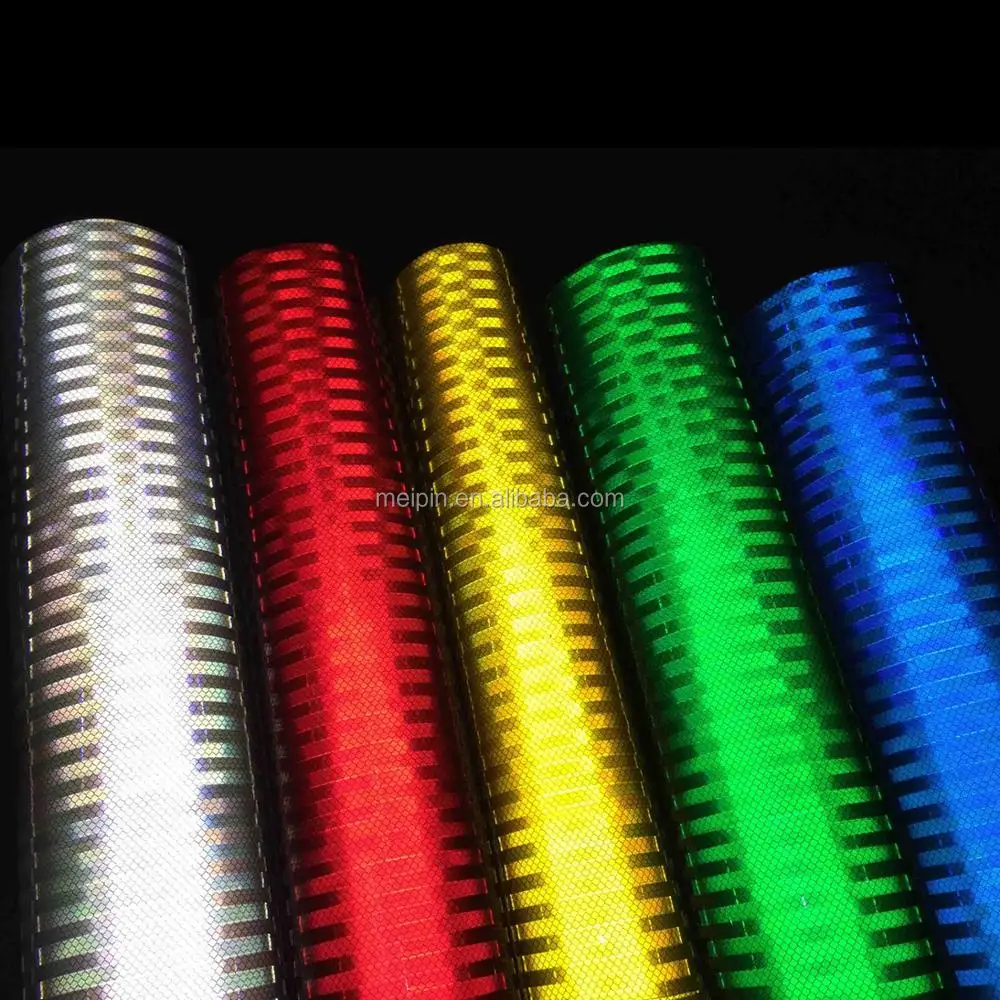 Highly Reflective Vinyl Material - Micro Prismatic Sheeting