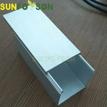 Customized Specification Aluminum Cable Ducts Channel Ducts With 50*50 ...
