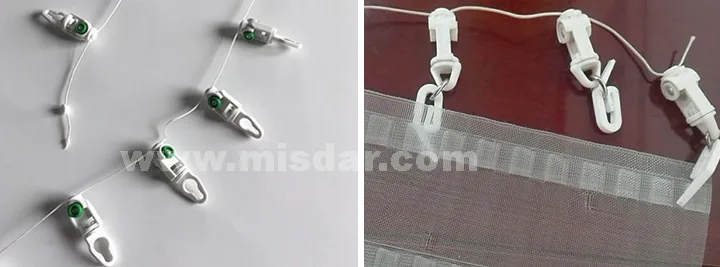 Electric Ripple Fold Curtain Track - MISDAR ME3200