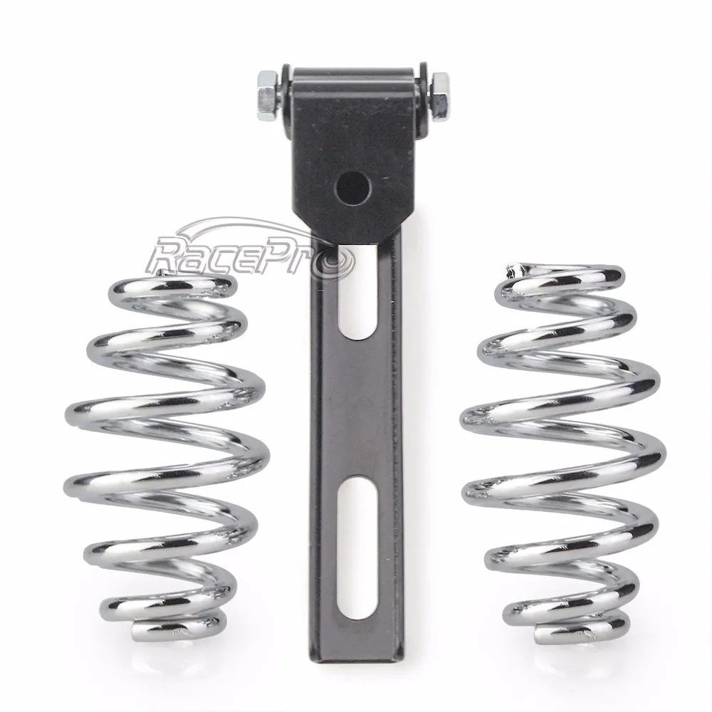 3.4" Solo Seat Spring Bracket Mounting Hardware Kit For Harley Chopper ...