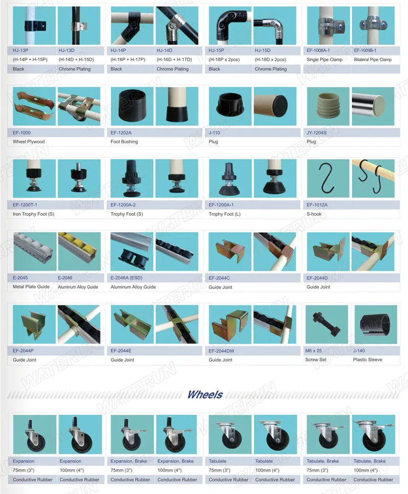 Lean Pipe System/ Esd Lean System 28mm Pipe With Esd Plastic Layer ...