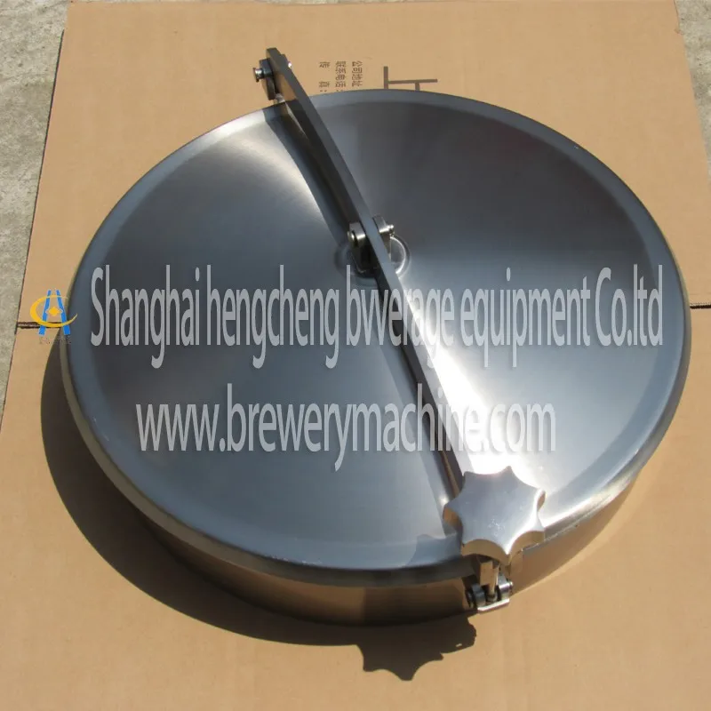 Stainless Steel Oval Inward Opening Manway With Bevel Edge Designer For ...