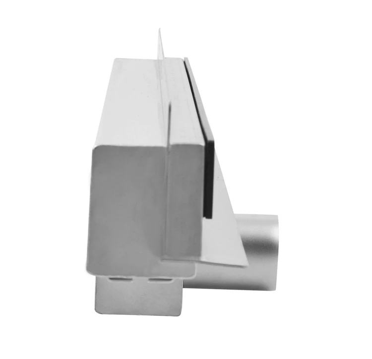 Stainless Steel Channel Invisible Side Outlet Drain