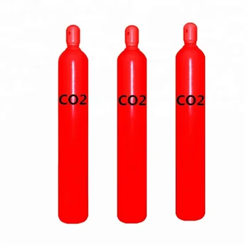 Red Color 50l Refilling Co2 Gas Cylinder With Carbon Dioxide Gas For ...