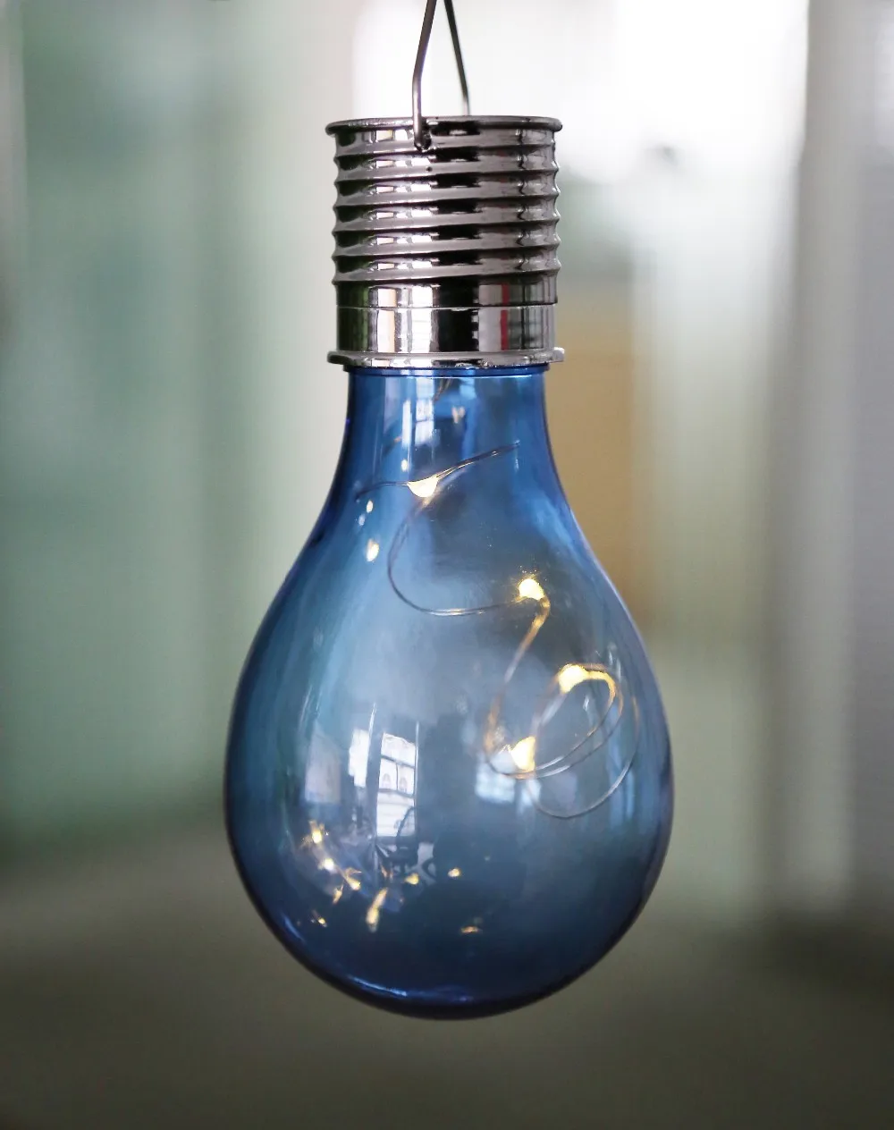 Solar Powered Hanging Light Bulbs Solar Garden Lights Led Outdoor ...