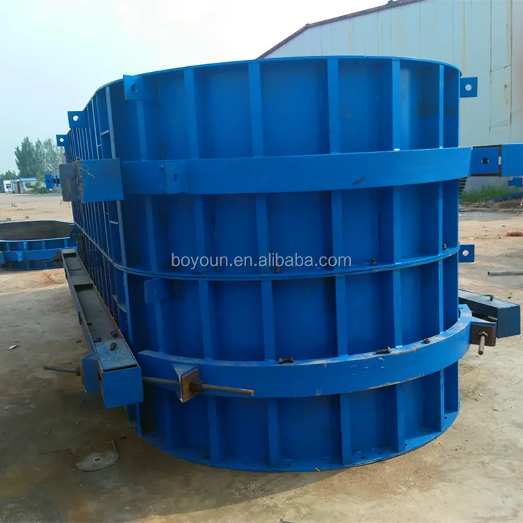 Concrete Bridge Pier Steel Mould Formwork System For Cast In Place ...