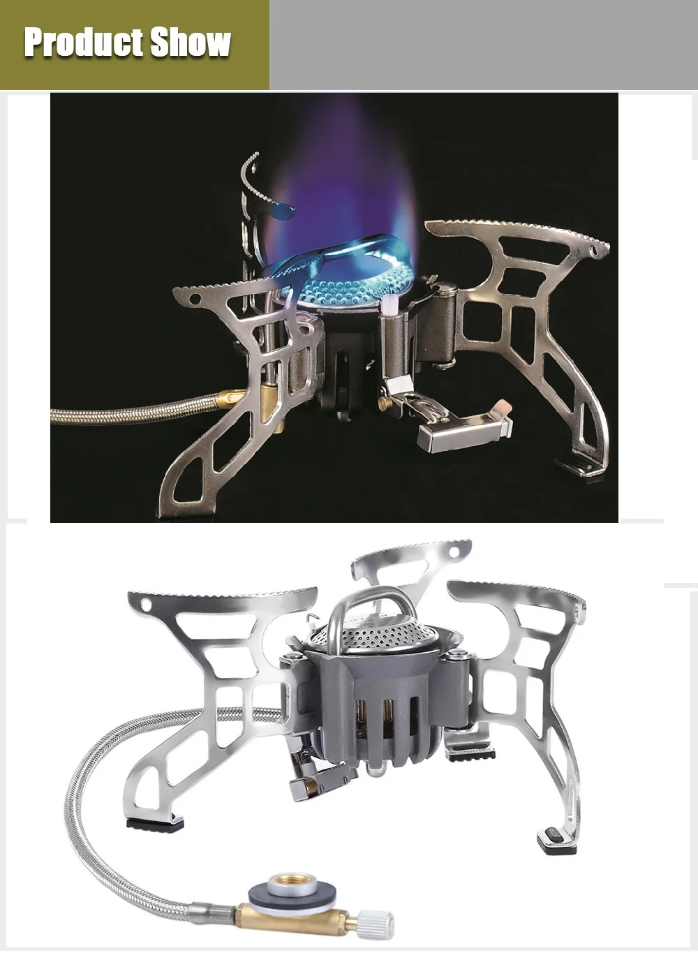 BULIN BL100-T4-A Camping Gas Stove - Portable Outdoor Cooking