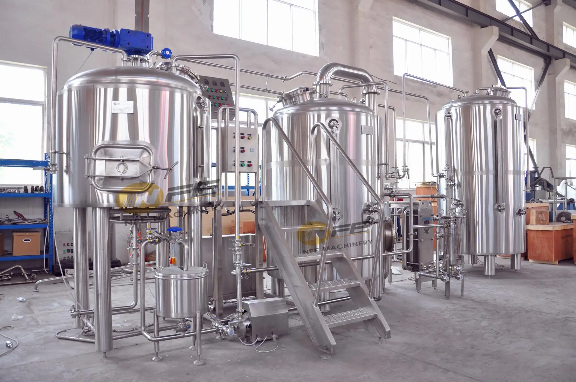 7 Bbl Stainless Steel Beer Boiling Tank/brew Kettle Brewery Equipment ...