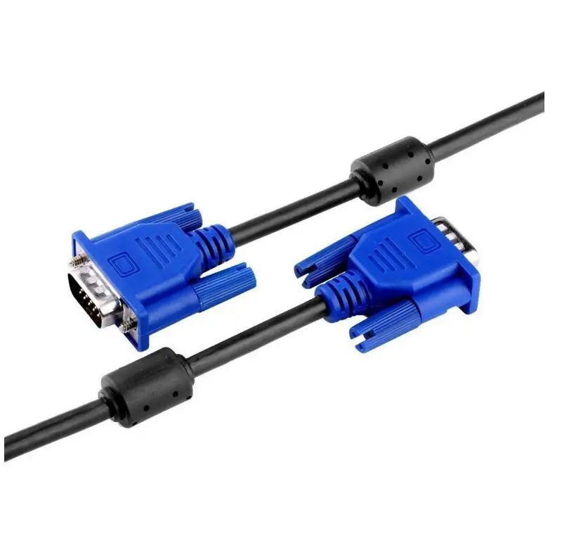 Blue Heads Vga Cable Male To Male 1.5m 3m 5m 10m 15m For Monitor Pc ...