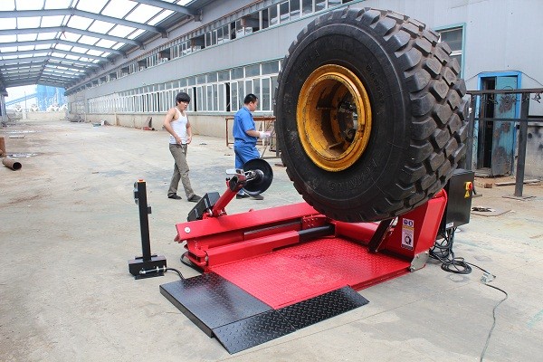 Full Automatic Heavy Duty Tire Removal Equipment For Truck Tire ...