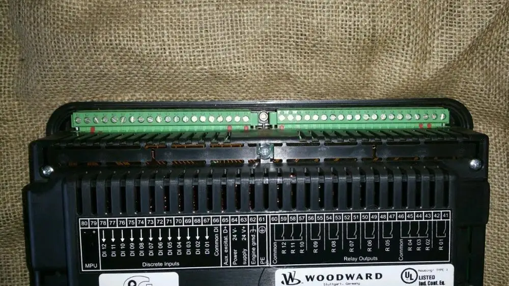 Woodward Easygen 3000 3200-5 Genset Controller 8440-1831 H Cat ...