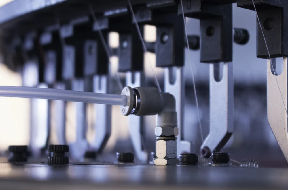 Rondbreimachine-enkele Drie Draad Fleece Rondbreimachine Polar Fleece ...