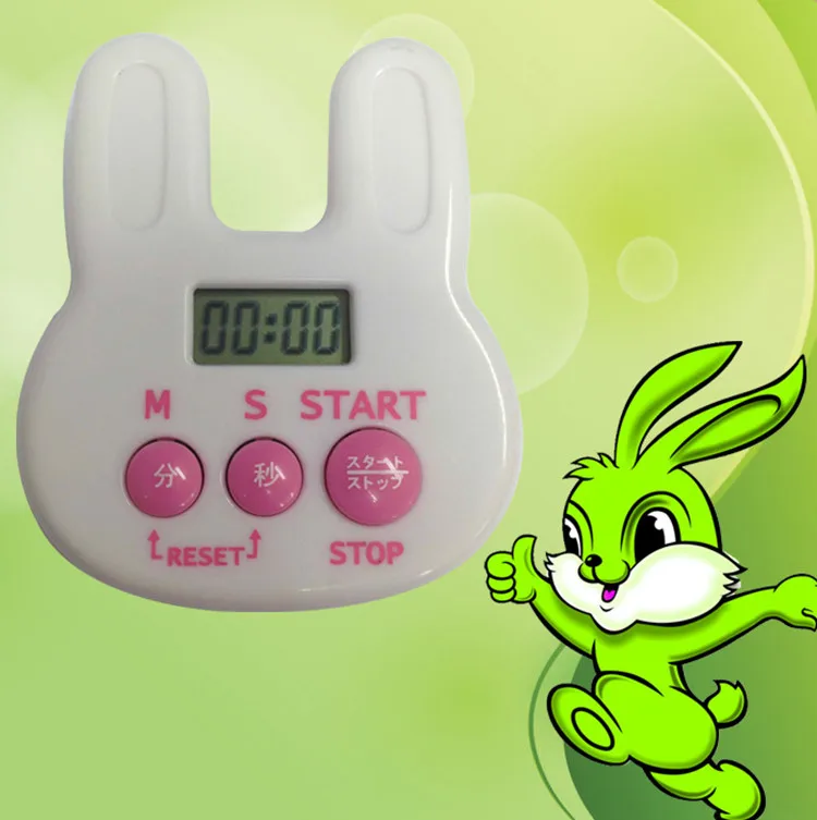 Promotional Lcd Display Rabbit Animal Shape Digital Countdown Timer ...