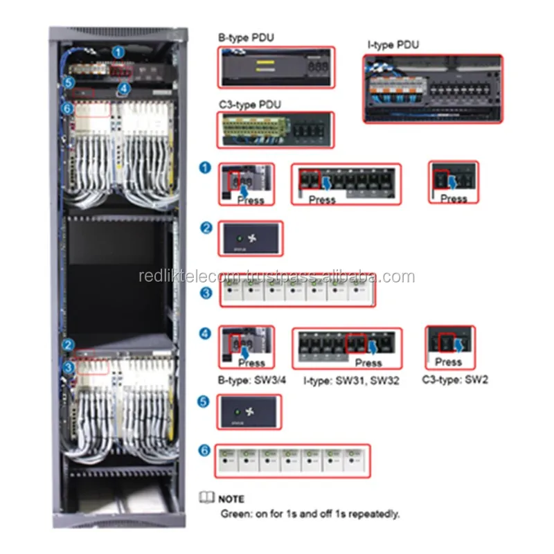 Huawei Cabinet Front-access Etsi Assembly Integration Cabinet Ma5600t ...