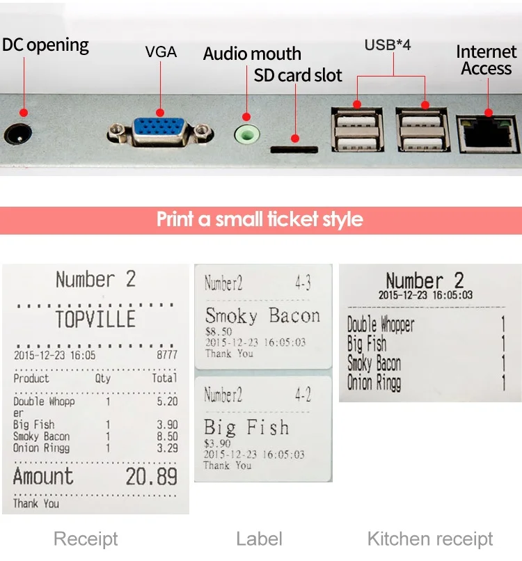 Cash Cow Handheld Touch Screen Lottery POS Terminal