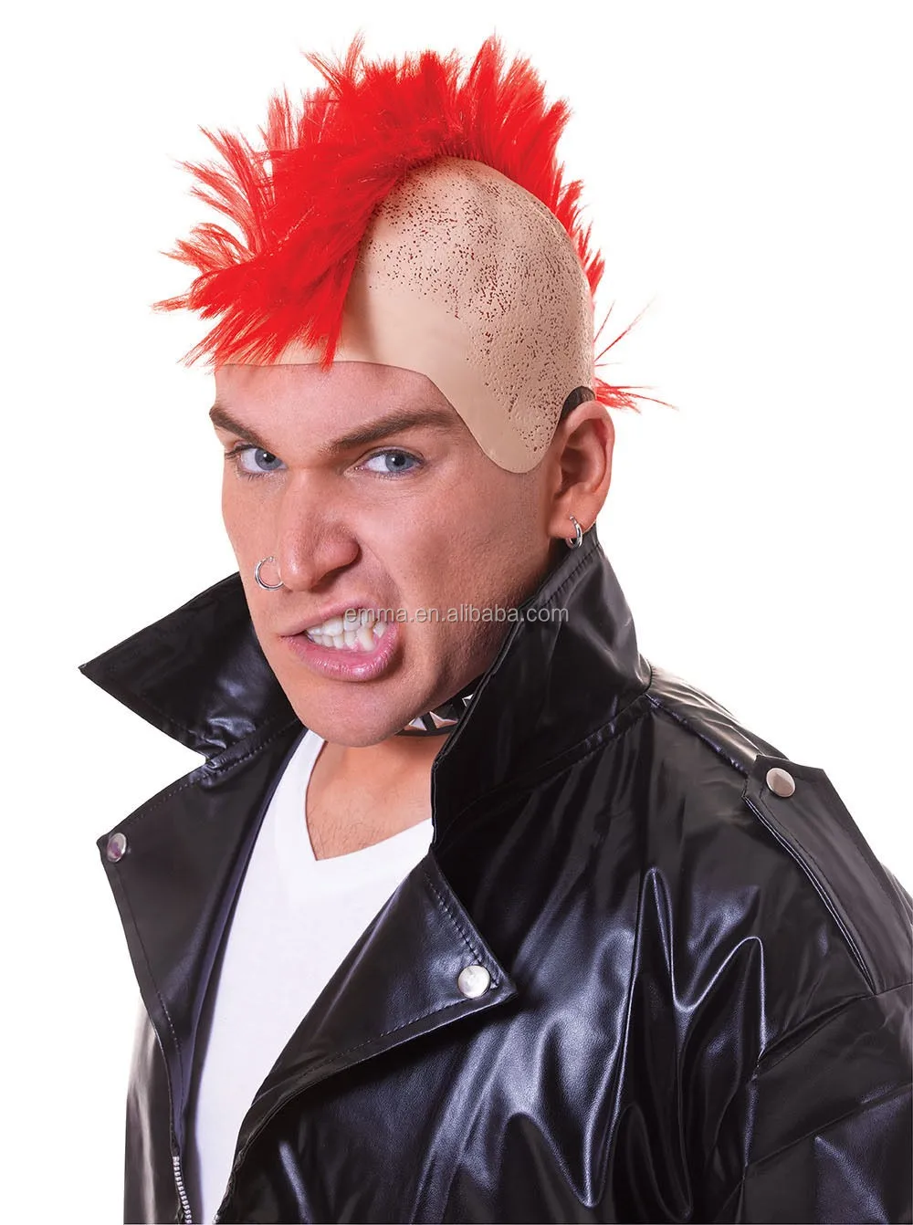 Black Quiff Wig Elvis 1950s Rock And Roll Danny Grease T Birds Fancy ...