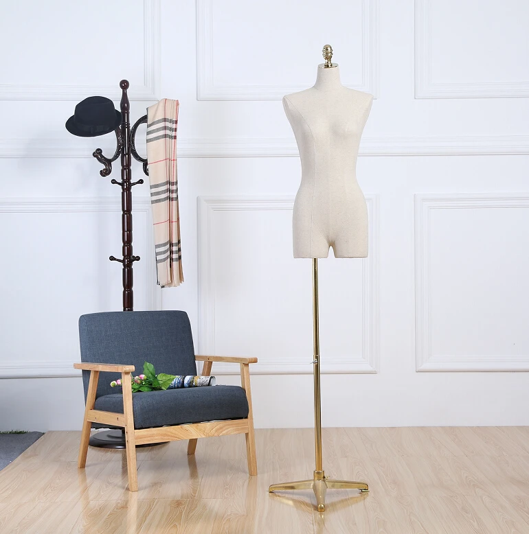 80f-13 Half Body Tailoring Female Mannequin Fabric Dress Form Mannequin ...